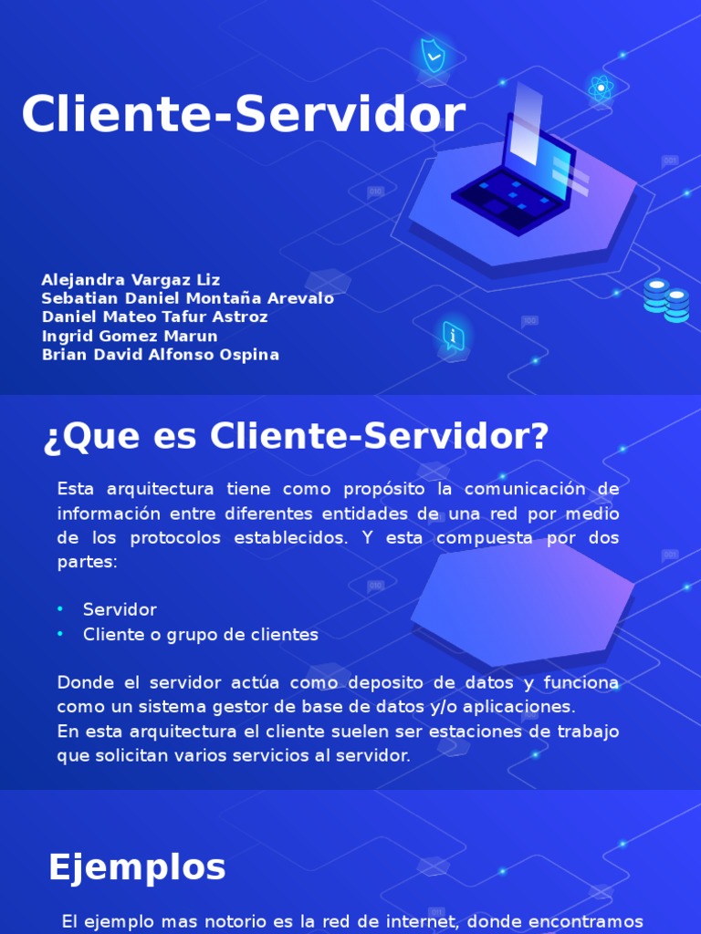 Cliente Servidor | PDF | Modelo cliente-servidor | Servidor (Computación)