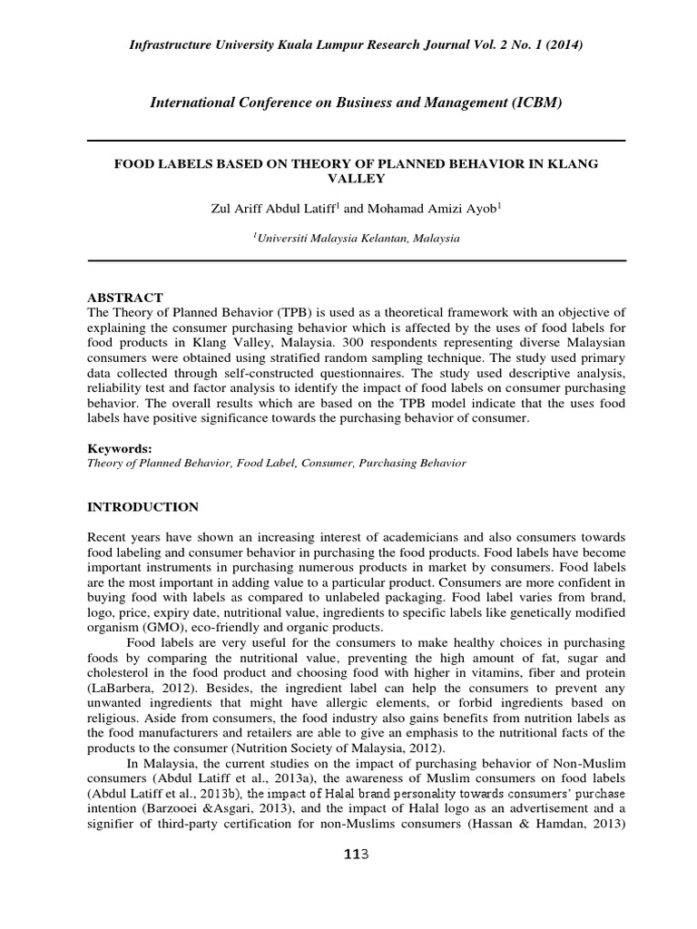 International Conference On Business and Management (ICBM) | PDF ...