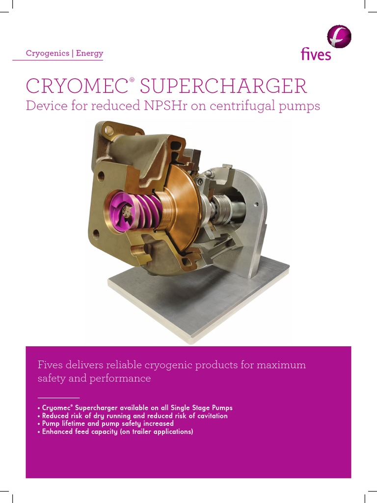 Cryomec Supercharger PDF | PDF | Pump | Gases