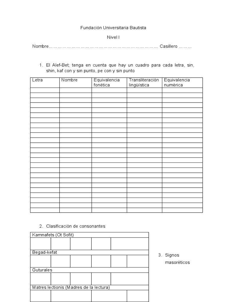 Cuadros de Resumen | PDF