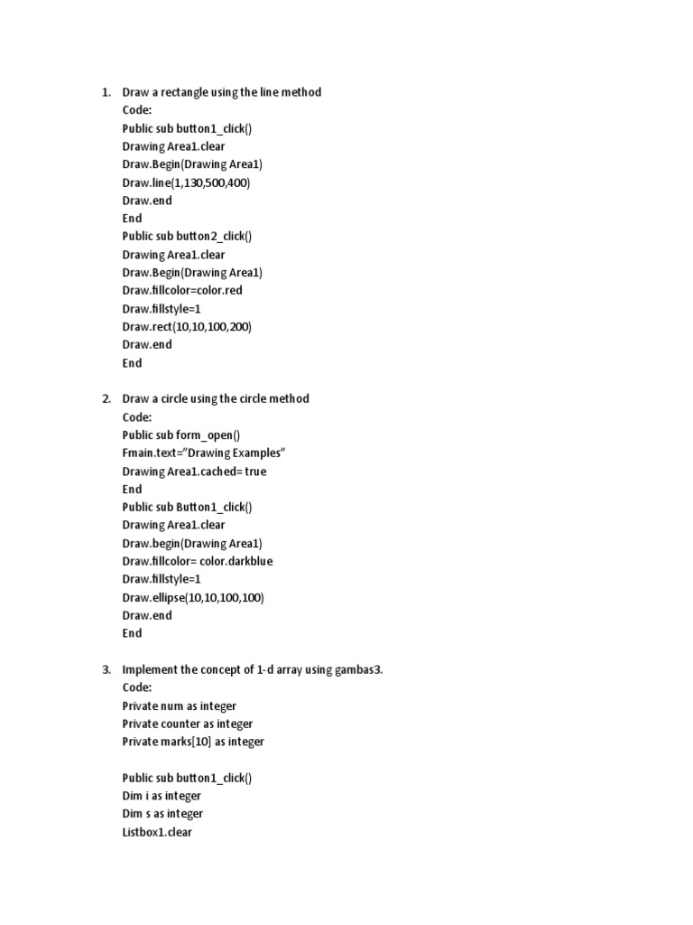 Gambas | PDF | Computer Programming | Software Development