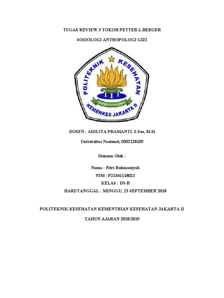 Peter L. Berger: Kontribusi Sosiologi | PDF