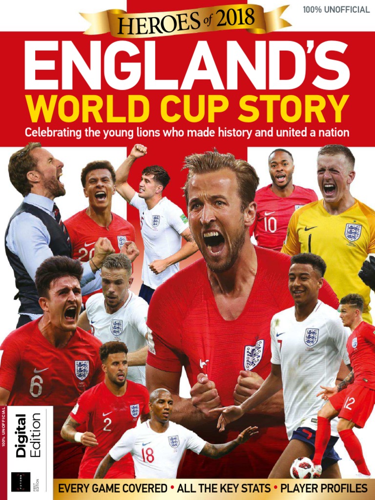 Heroes of 2018 England's World Cup Story Vol. 1 PDF | PDF | England National Football Team | Soccer
