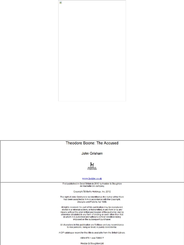 Grisham John-Theodore Boone The Accused PDF | PDF