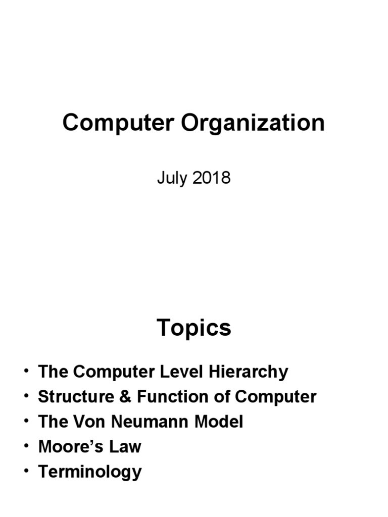 ComputerOrganization Basic | PDF | Computer Program | Programming