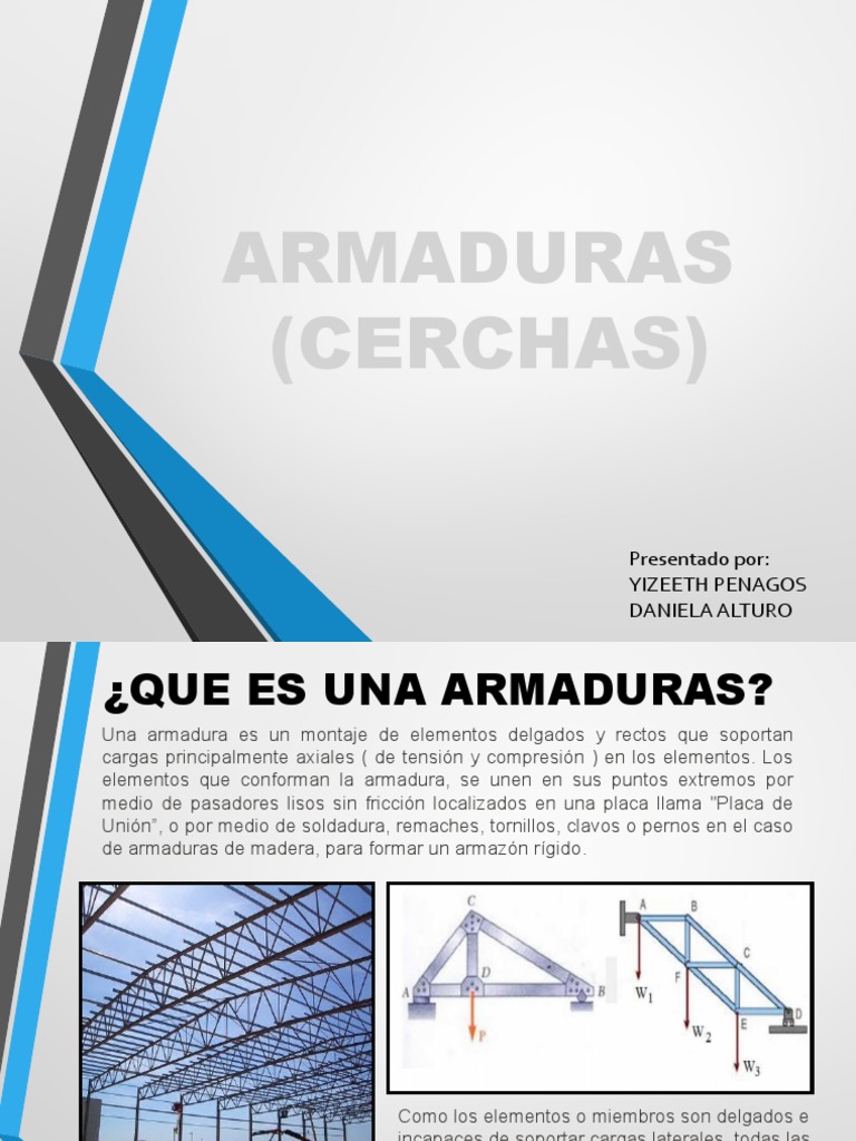 Cerchas Armaduras | PDF | Braguero | Ingeniero civil
