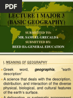 Geography SPICESS | PDF | Social Science | Science & Mathematics