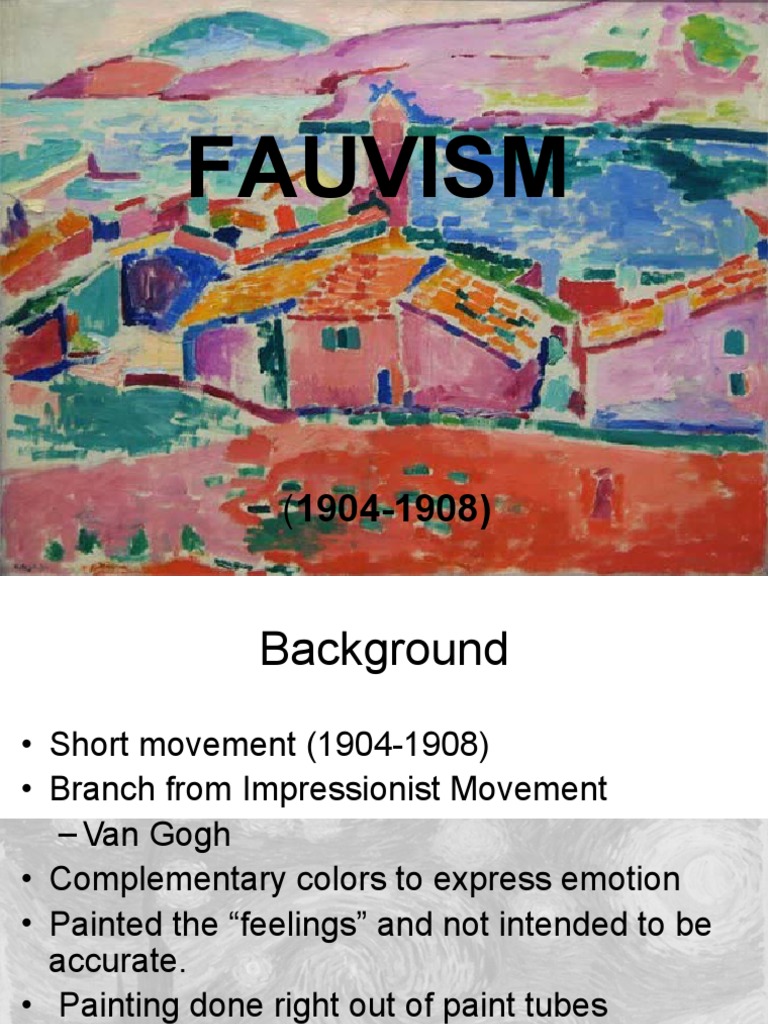 Fauvism and its Influence on Cubism: A Brief Overview of the Early 20th ...