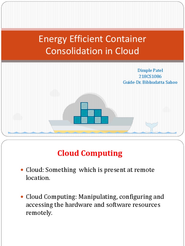 Energy Efficient Container Consolidation In Cloud Pdf Virtual Machine Genetic Algorithm