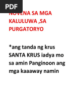 (Tagalog) Mass Guide | PDF