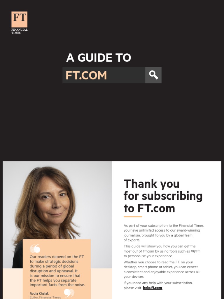 A Guide To Ftcom A How To Guide | PDF | Financial Times | News