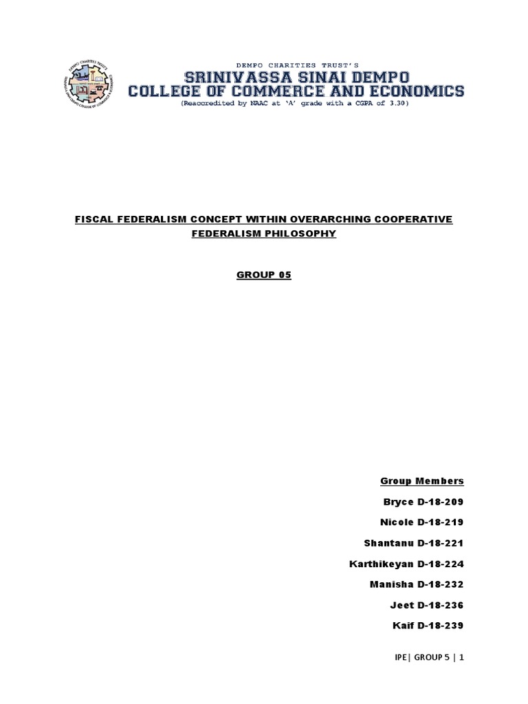 IPE Group 5 | PDF | Political Science | Constitutional Law