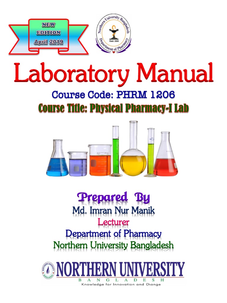 Laboratory Manual: Prepared by | PDF | Titration | Chemistry