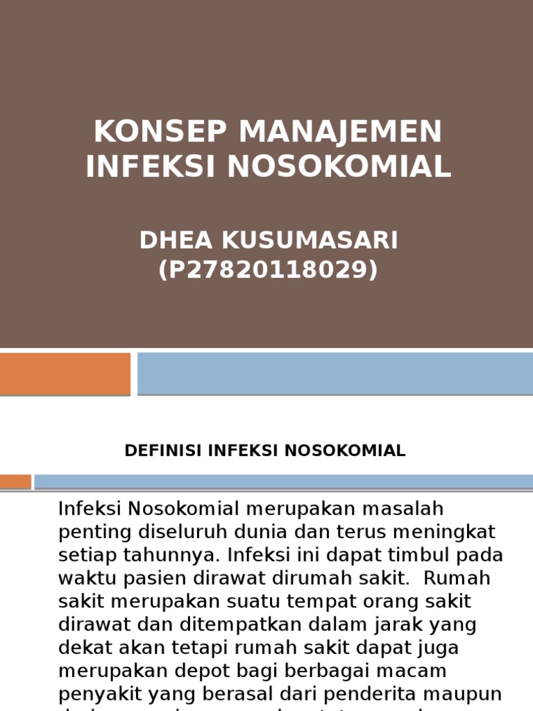 Infeksi Nosokomial | PDF