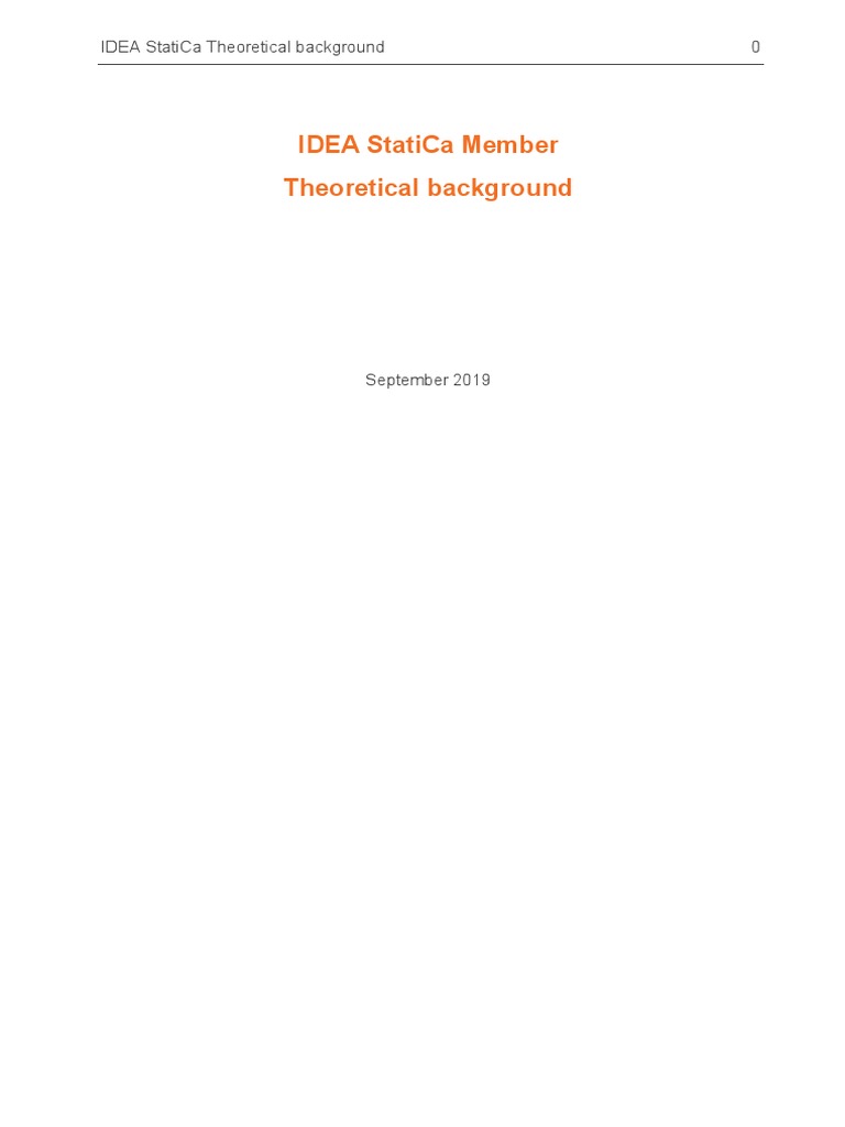 IDEA StatiCa Member Analysis Guide | PDF | Buckling | Elasticity (Physics)