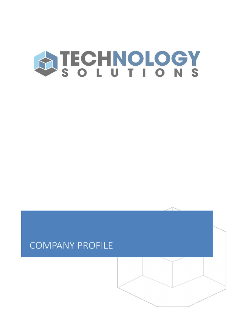 Information Technology Company Profile Sample PDF | PDF | Information ...