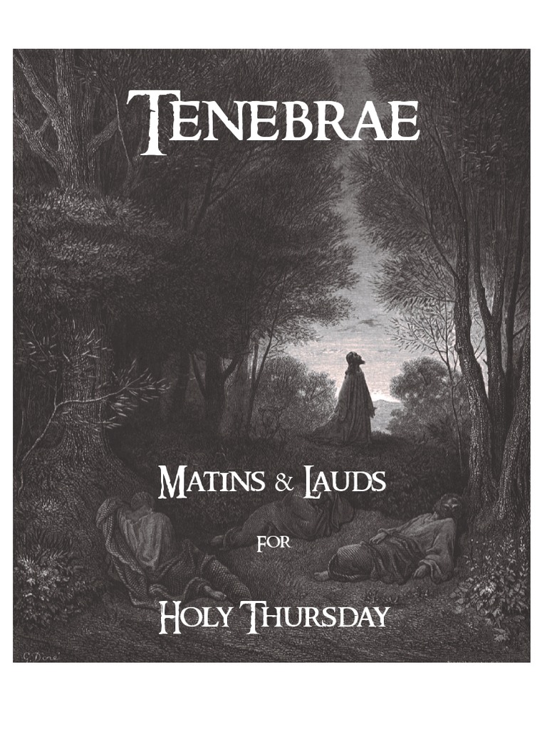 Tenebrae: Matins & Lauds | PDF