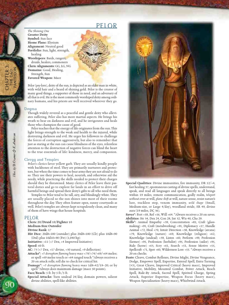 Pelor: The Shining One | PDF