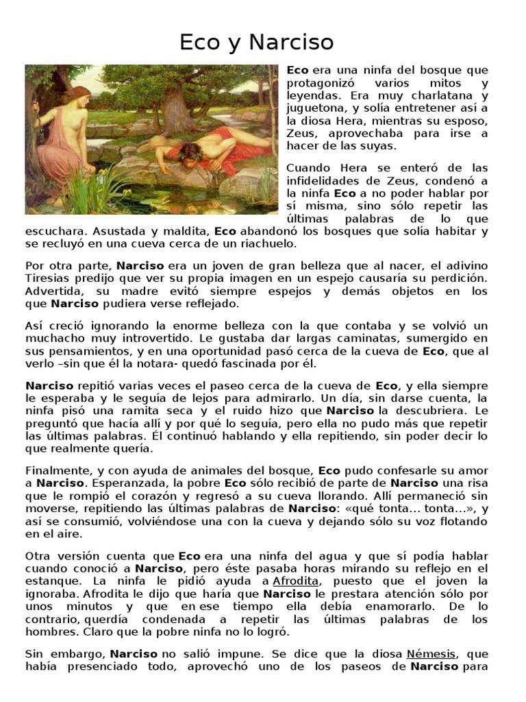 Eco y Narciso | PDF