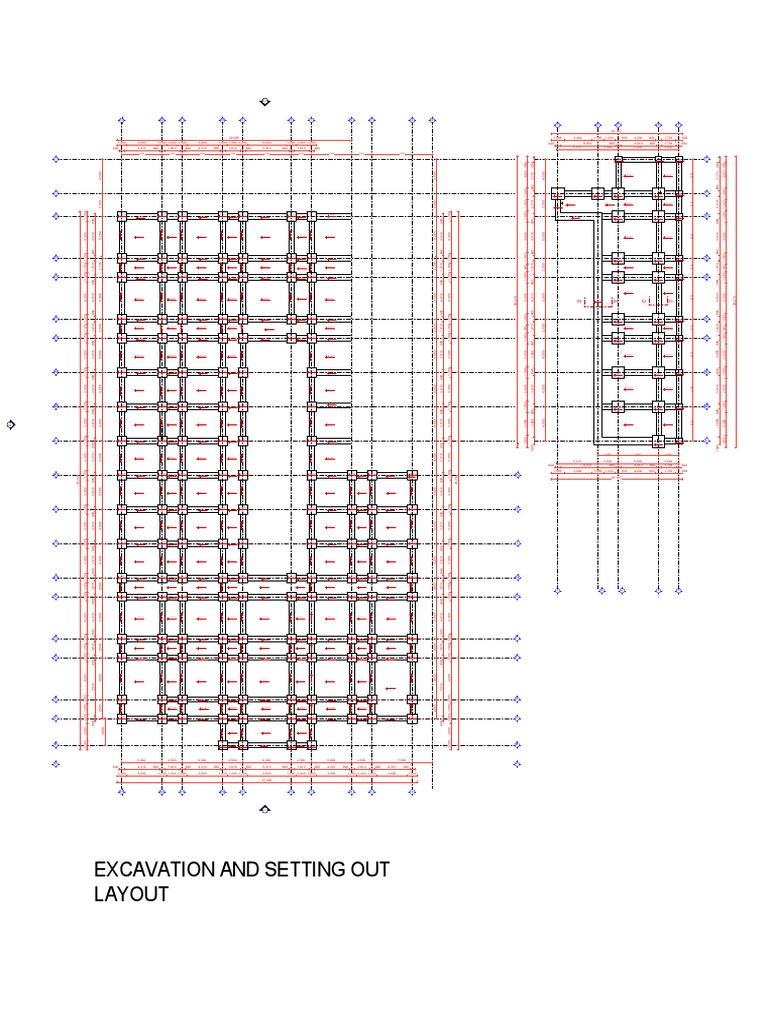 Excavation and Setting Out Layout | PDF | Tornadoes | Weather Events
