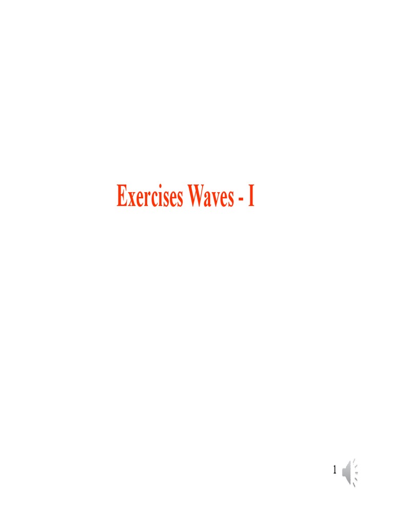 Waves Practice Problems and Solutions | PDF | Teaching Methods ...