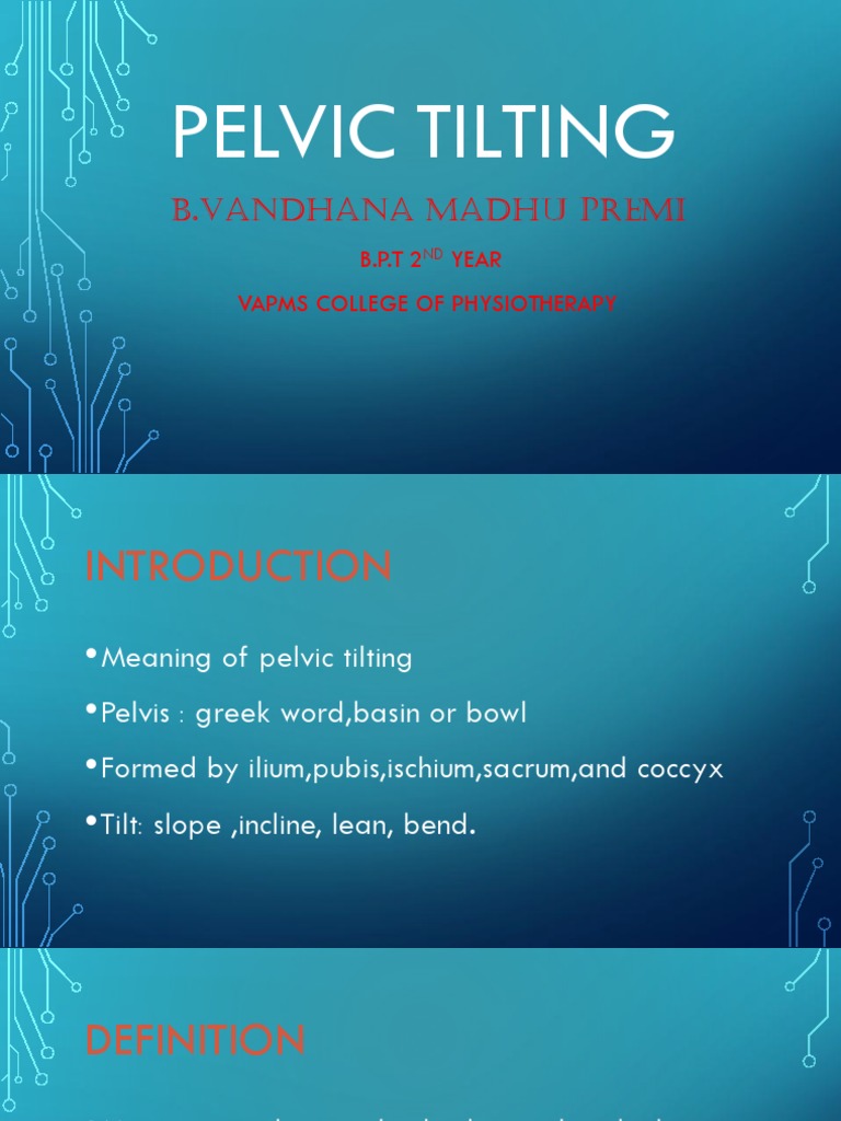 Pelvic Tilting | Download Free PDF | Pelvis | Hip