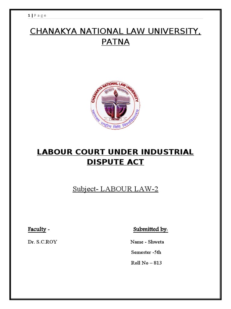 Functions of Labour Court in Patna | PDF | Virtue | Justice