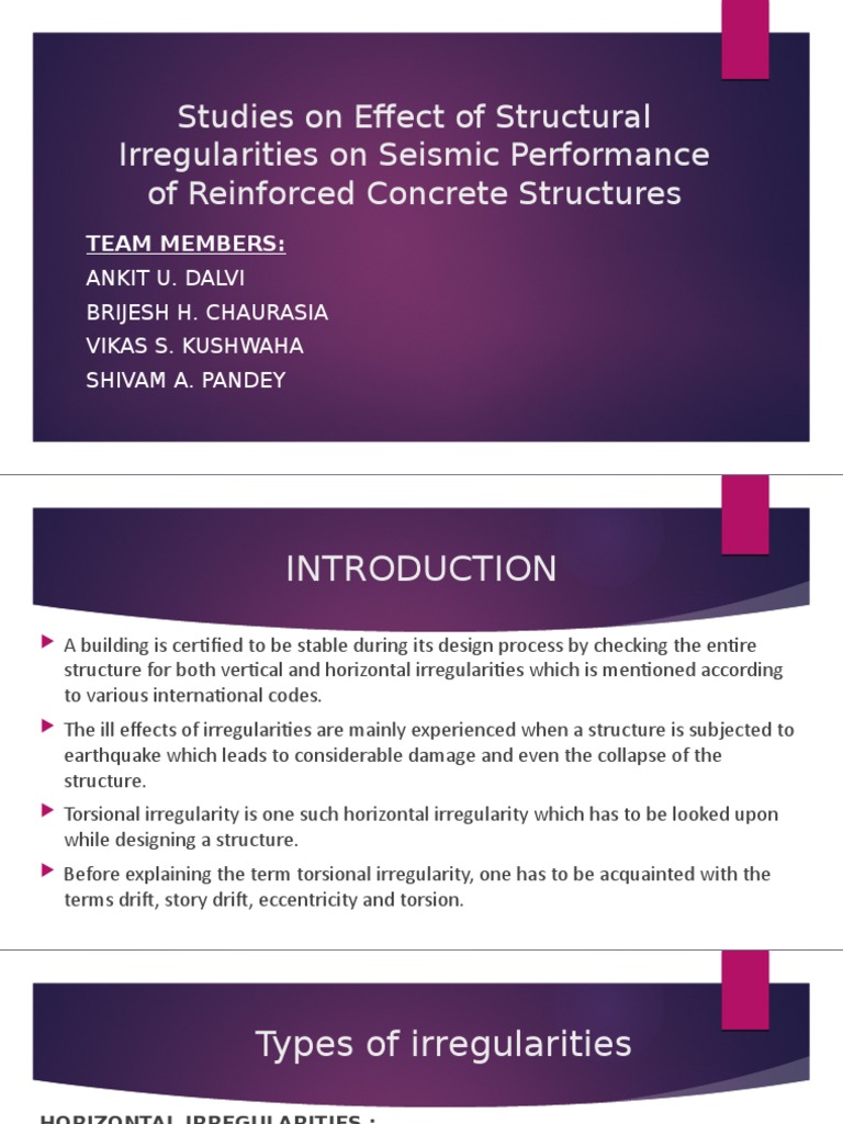 Structural Irregularities 2 | PDF | Mechanics | Applied And ...