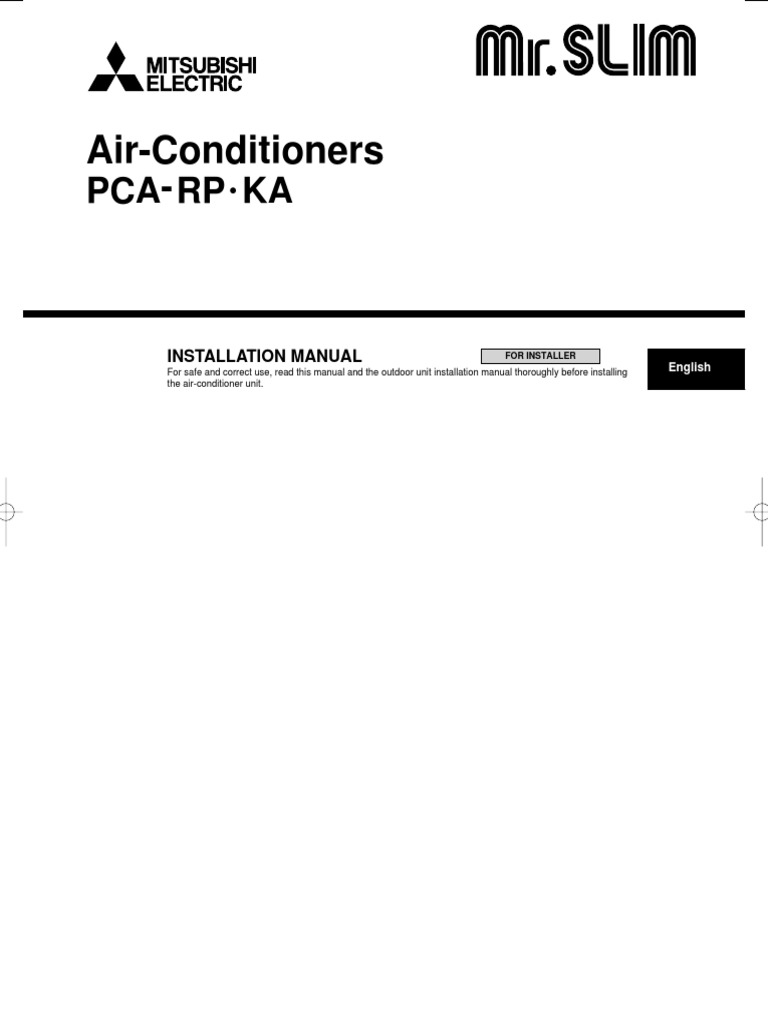 Pca - Iom | PDF | Air Conditioning | Pipe (Fluid Conveyance)