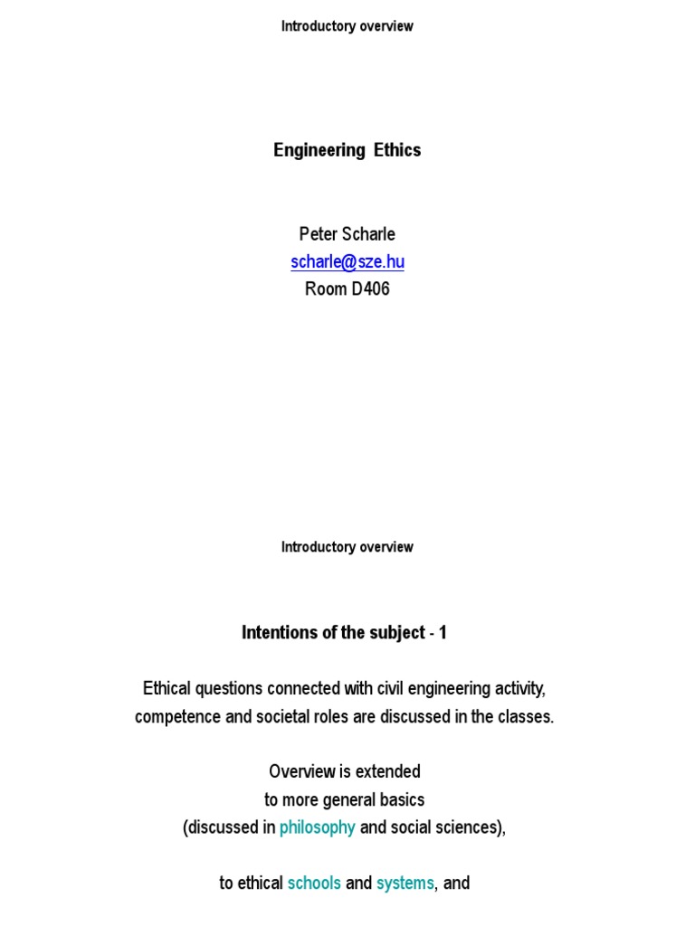 Introductory Overview 0905 A | PDF | Engineering | System