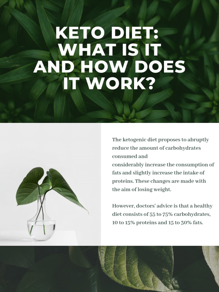 Keto Diet - What Is It and How Does It Work | PDF