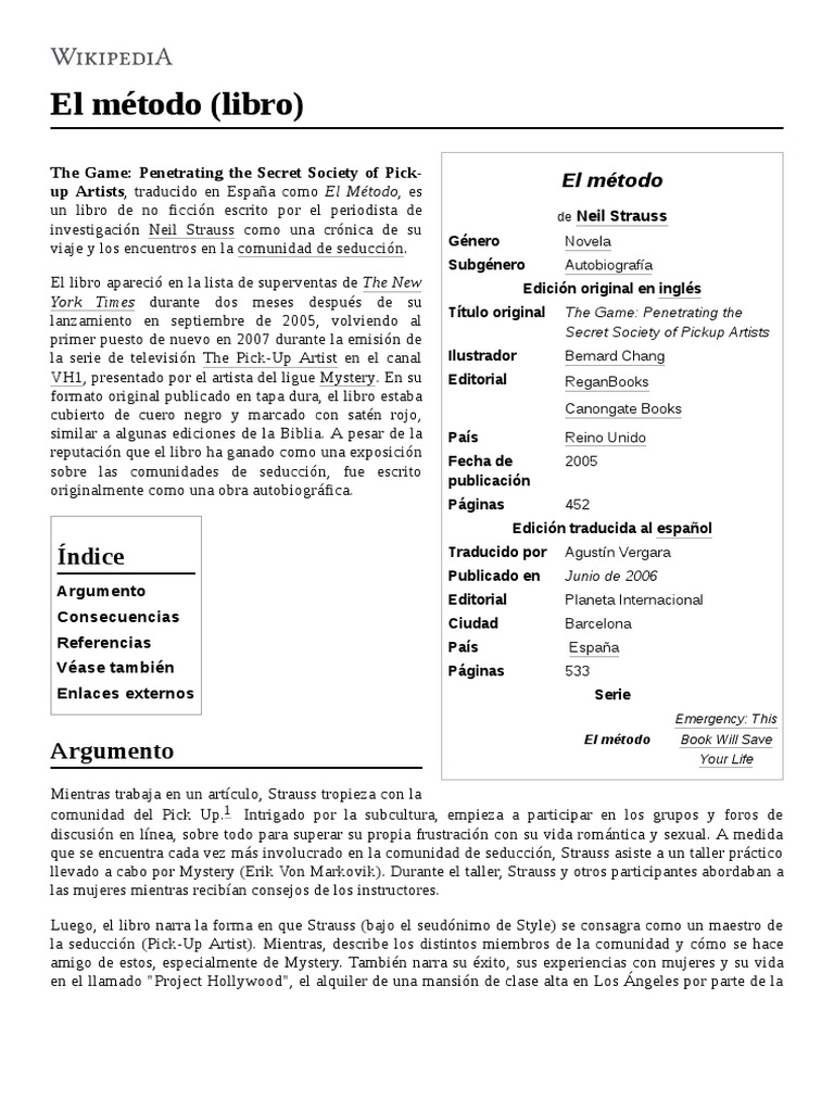 El Método (Libro) | PDF | Medios | Libros