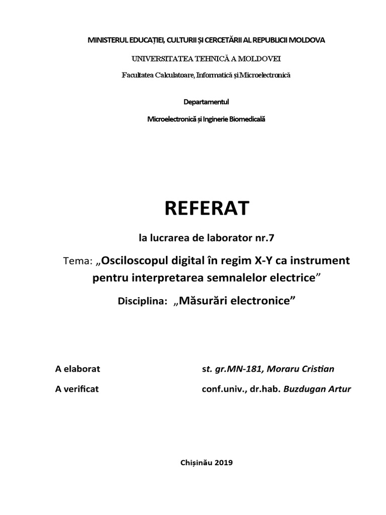 Lucrare de Laborator nr3 ME | PDF