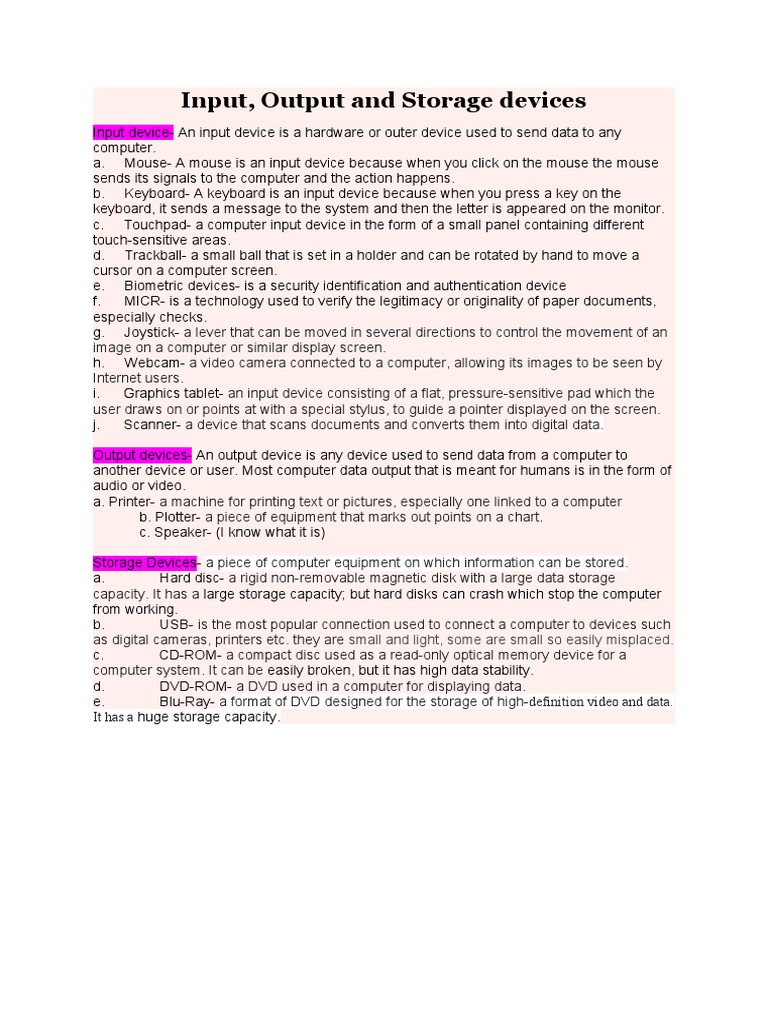 ICT Notes IGCSE - Blogspot | PDF | Computer Data Storage | Information ...