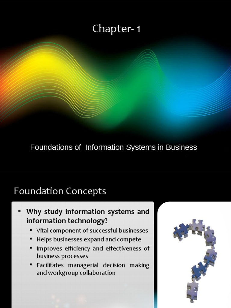 Chapter-1: Foundations of Information Systems in Business | Download ...