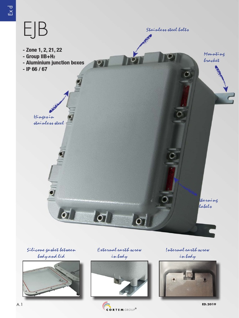 Cortem Group - Junction Boxes - EJB | Download Free PDF | Power ...