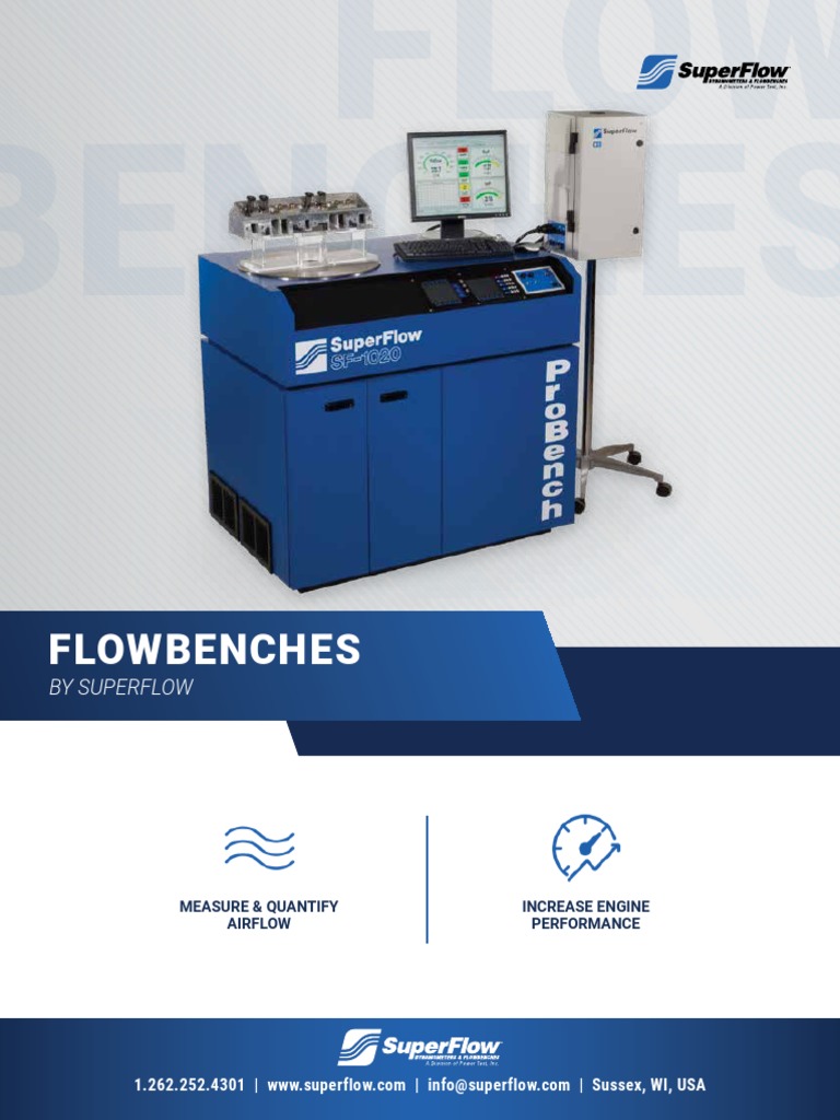 Flowbenches SuperFlow | PDF | Calibration | Vehicle Technology