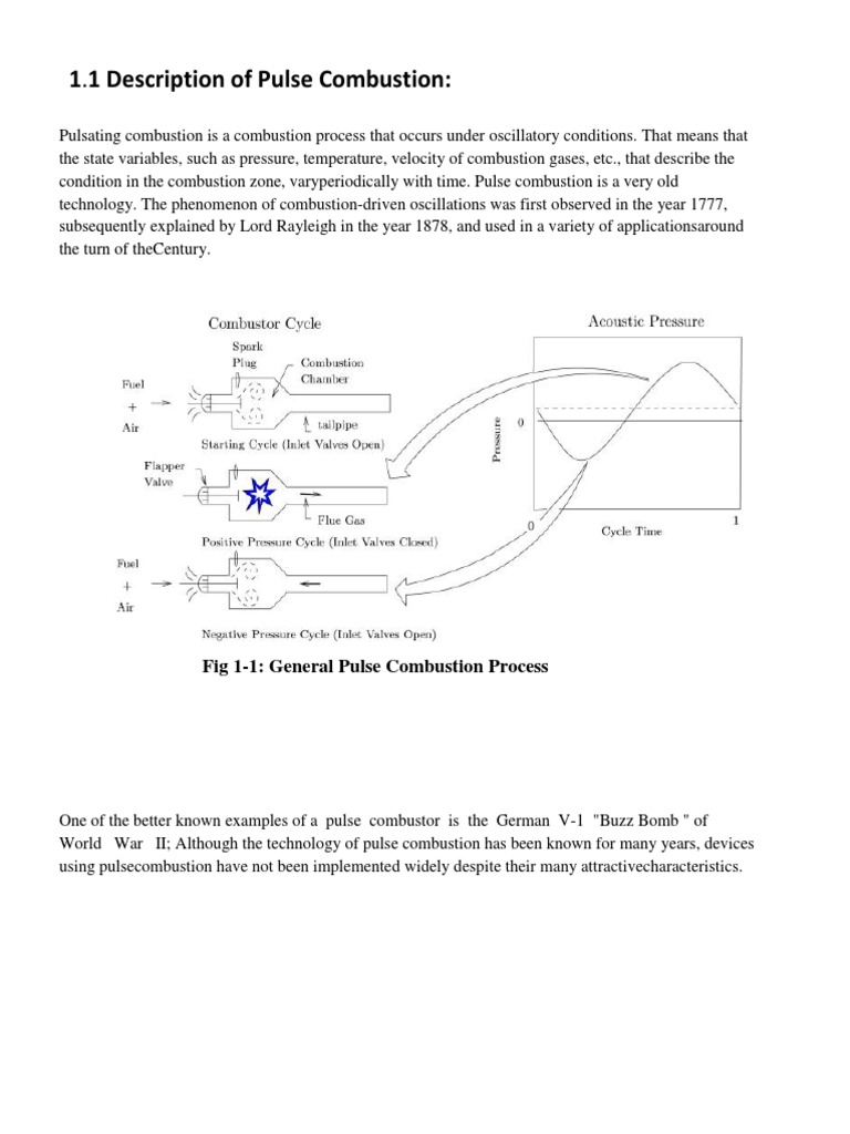 Valveless Pulse Jet Engine Overview | PDF | Jet Engine | Gases