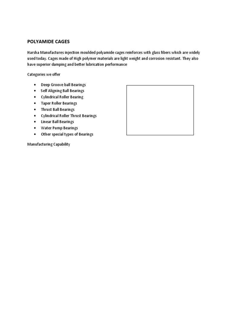 Cages | PDF