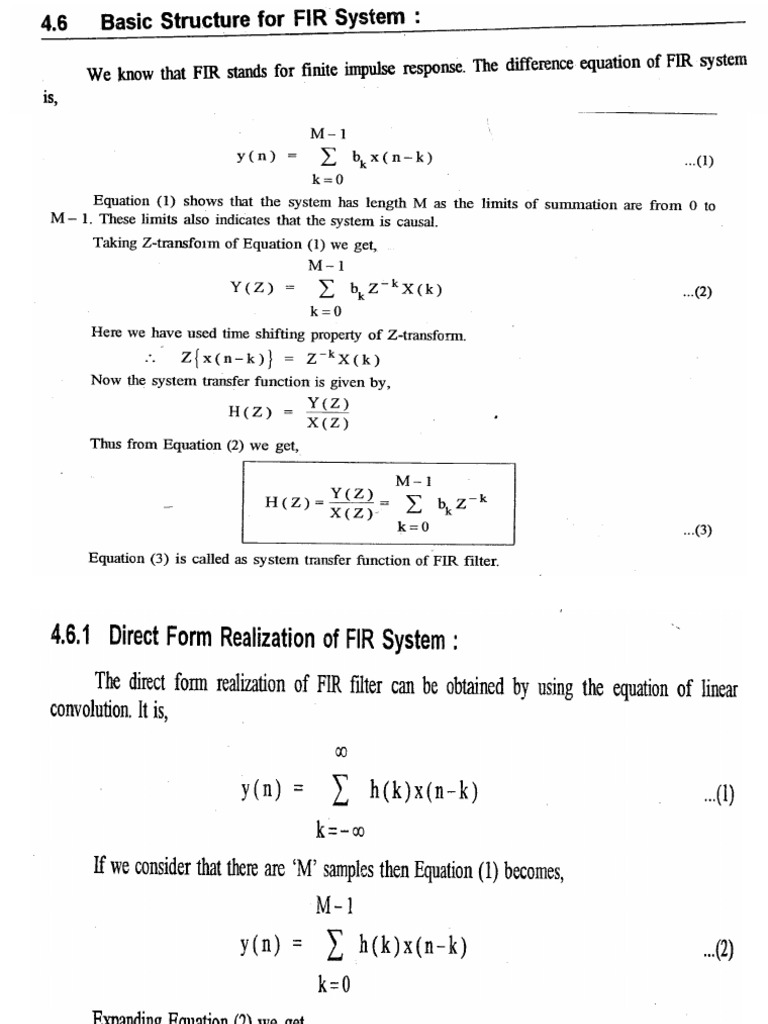 FIR Filter PPT - 1 | PDF