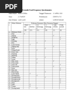 Formulir SQ-FFQ | PDF