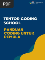 Belajar Dasar Dasar Coding Lengkap | PDF