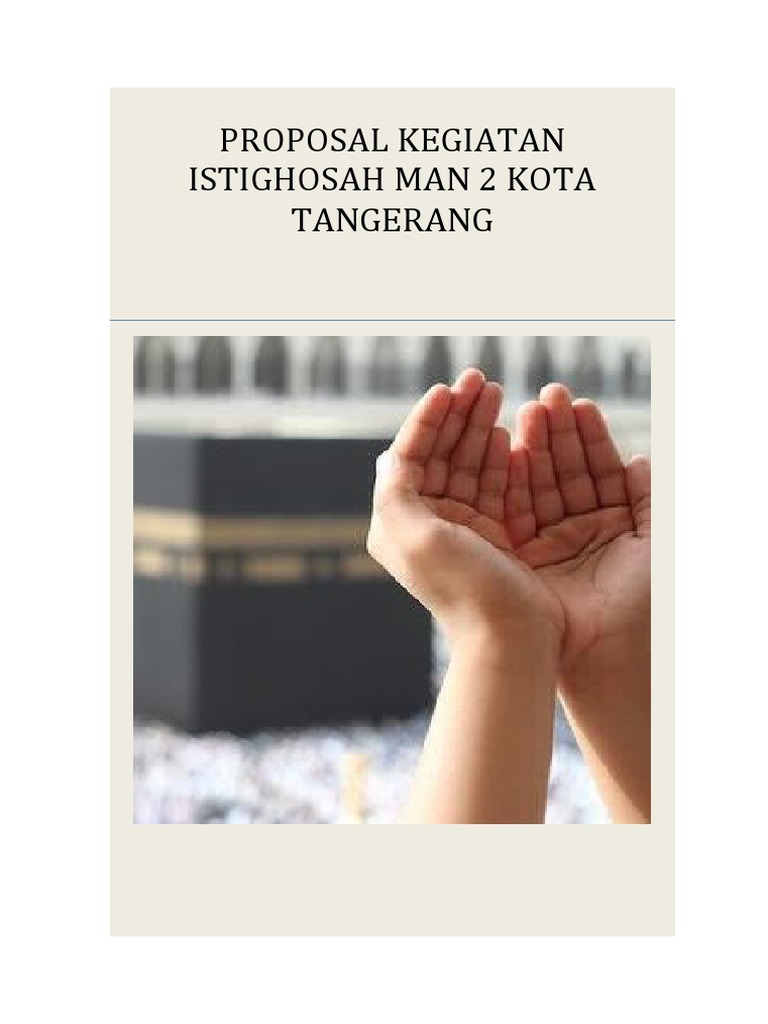 Istighosah Persiapan UNBK MAN 2 Tangerang | PDF
