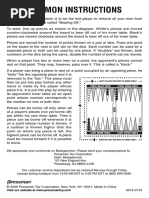 Backgammon Rules | PDF | Tabletop Games | Gaming