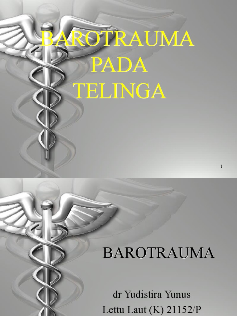 Baro Trauma | PDF | Audiology | Human Head And Neck