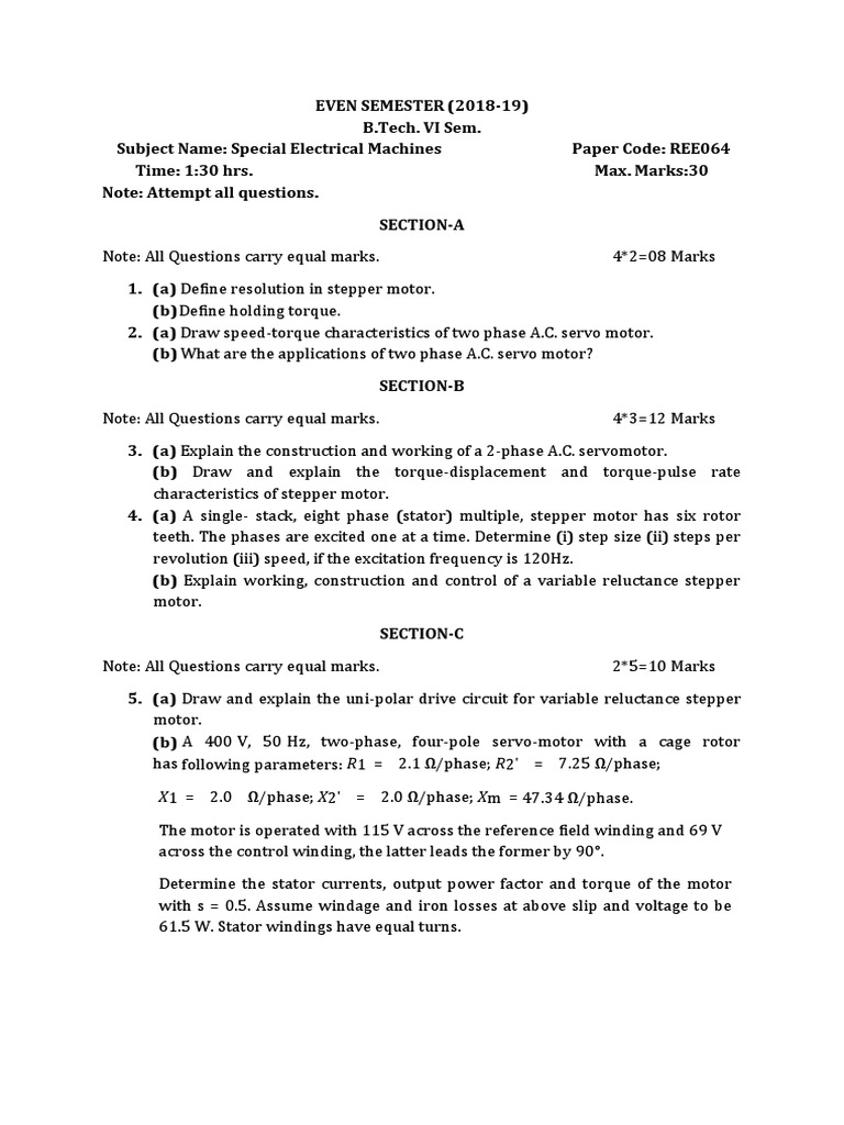 Question Paper | PDF