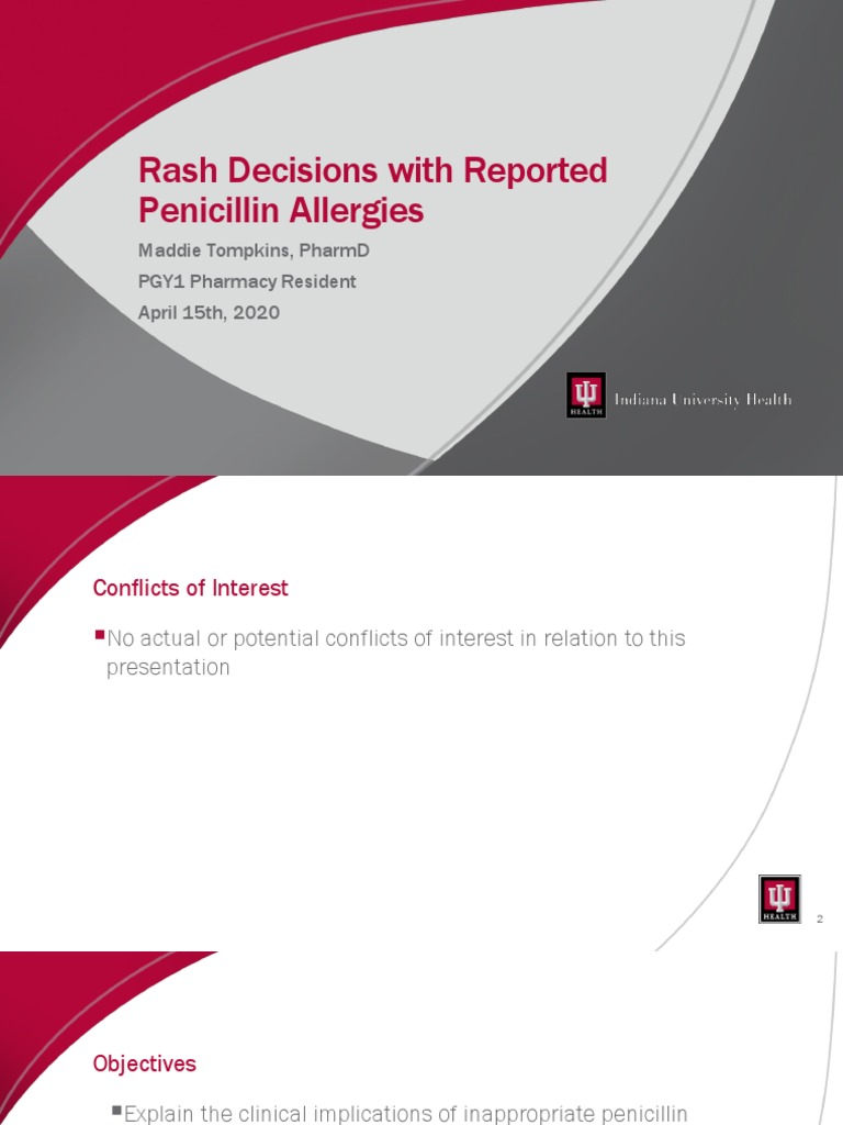 Penicillin Allergy Delabeling | PDF | Methicillin Resistant ...