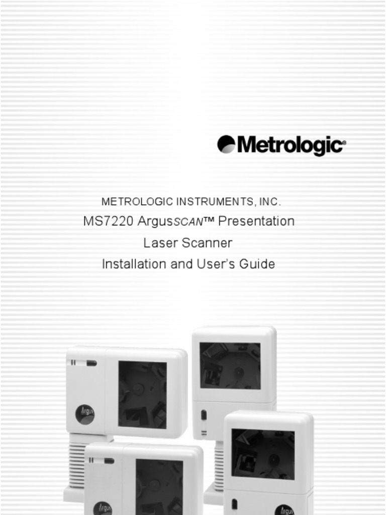 MS7220 Argus Presentation Laser Scanner Installation and User's Guide ...