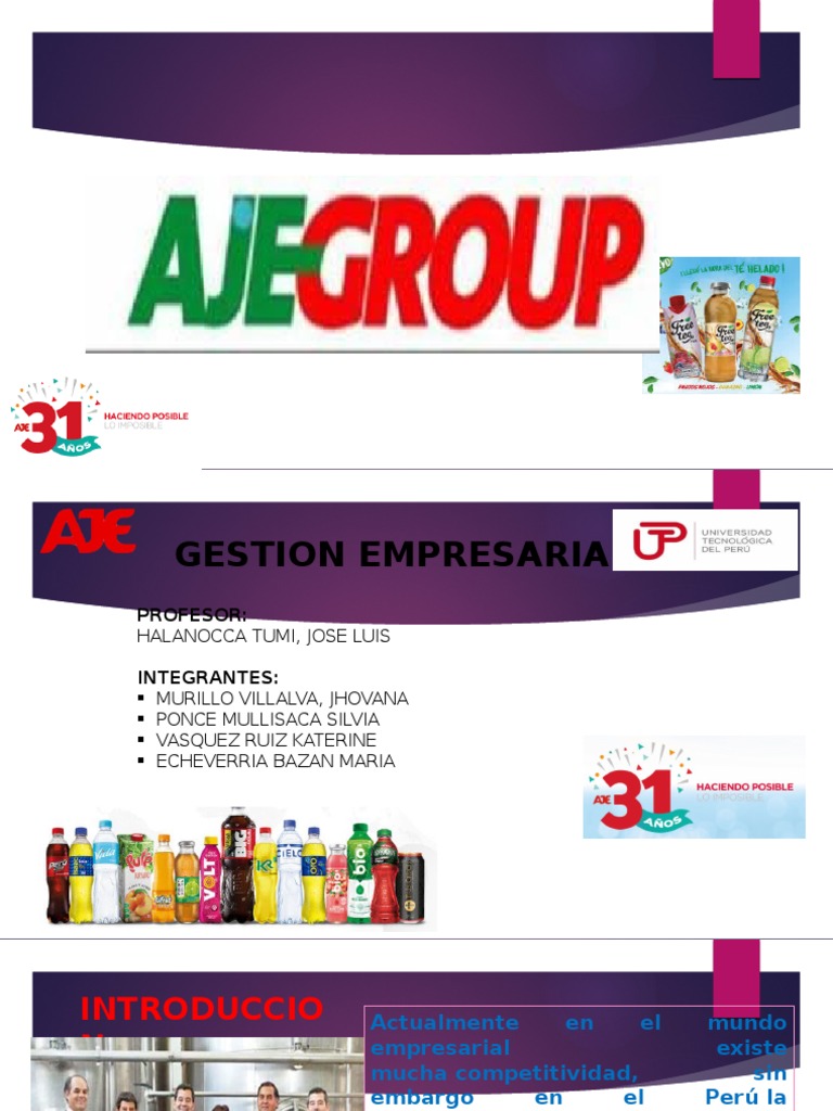 AJEGROUP | PDF | Economias | Bebidas