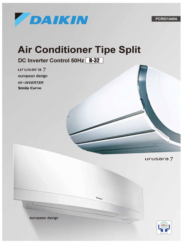 Daikin Urusara 7, Europe Design, Hi - Inverter, Smile Curve | PDF